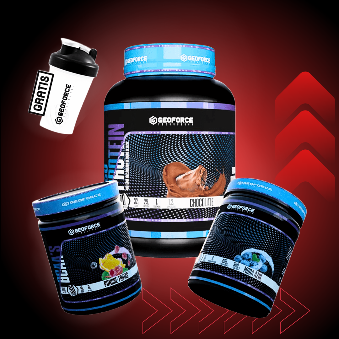 Pack MASA MUSCULAR GEOFORCE + Shaker de regalo – GeoForcemx